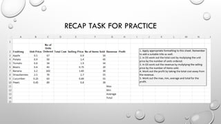 Spreadsheet using Excel (IF statement).pptx