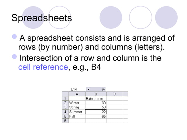 Beginner Spreadsheet Intro for excel users | PPT | Technology & Computing