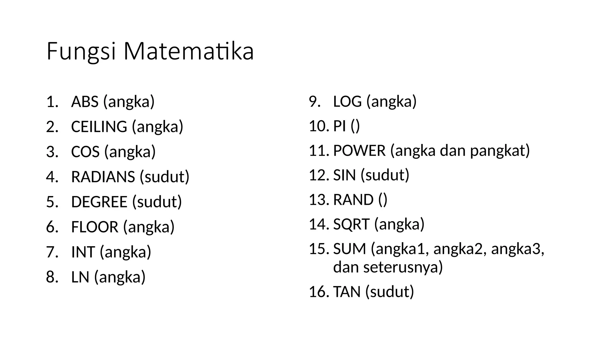 MATERI SPREADSHEET KELAS X SMK DI JAKARTA UTARA.pptx
