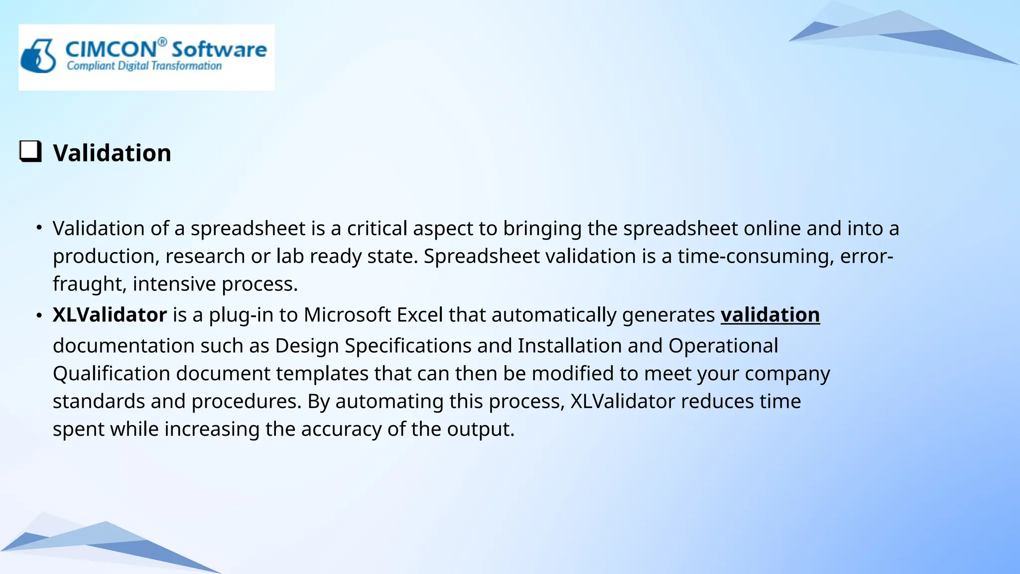 Spreadsheet life cycle management for Excel spreadsheets | PPTX