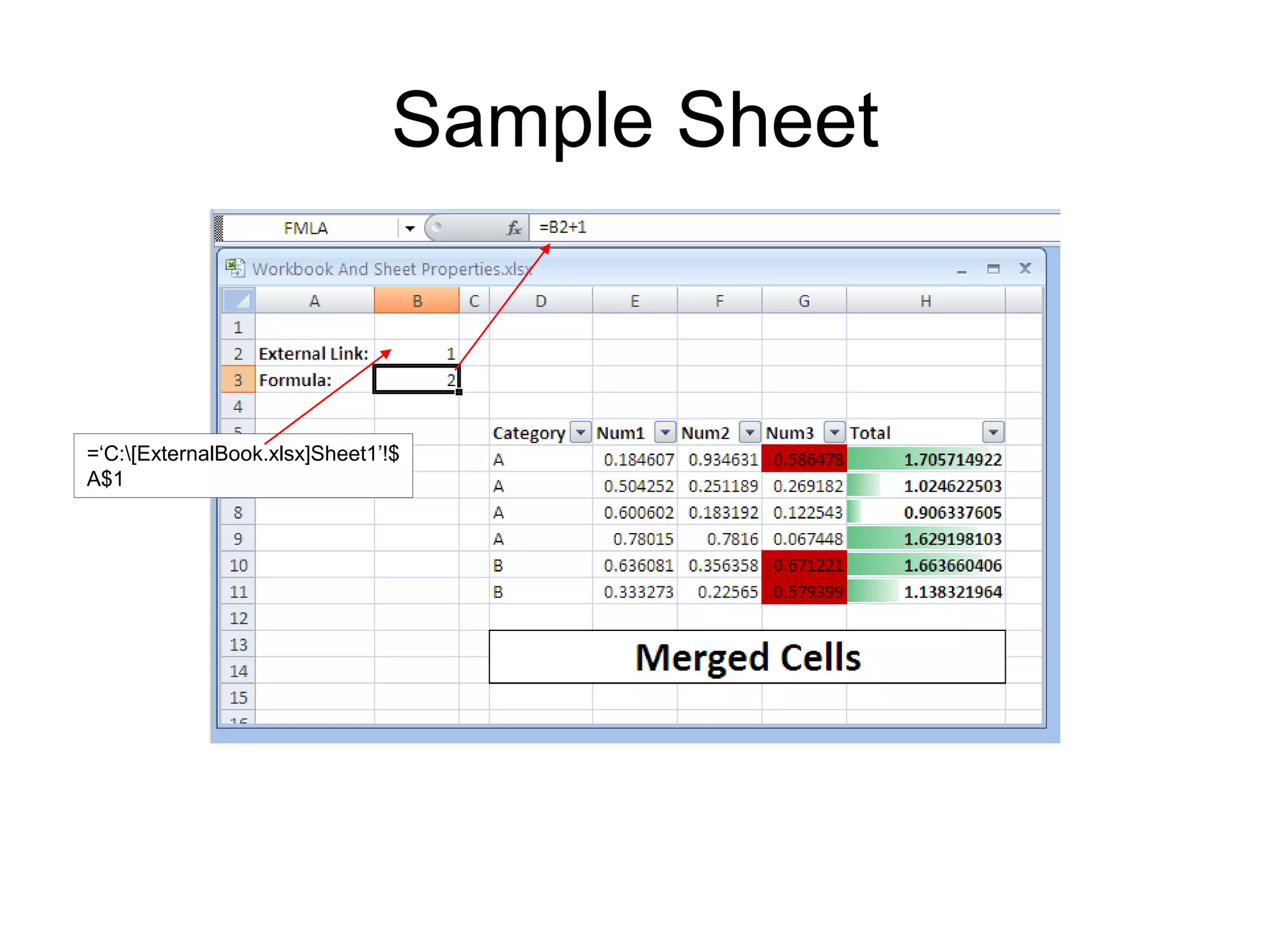 Spreadsheet ml subject sheet | PPT
