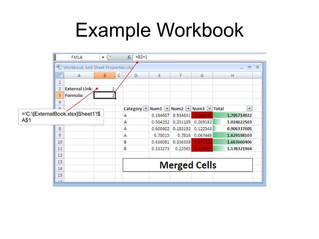 Spreadsheet ml subject workbook | PPTX