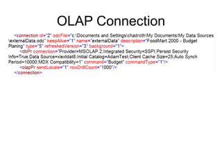 Spreadsheet ml subject workbook connections | PPT