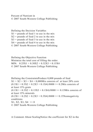Spreadsheet Modeling & Decision AnalysisA Practical .docx
