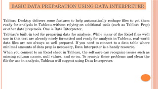 spreadsheet module 3.pptx data nanalytics and tableau | PPTX