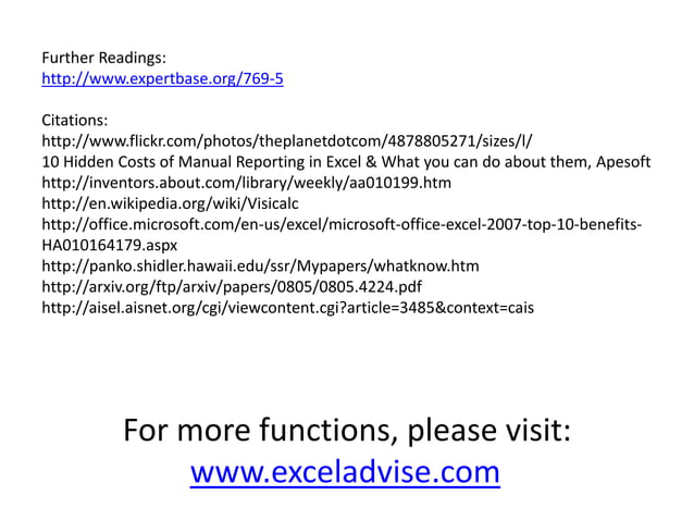 Spreadsheet risks & mitigation | PPTX | Technology & Computing
