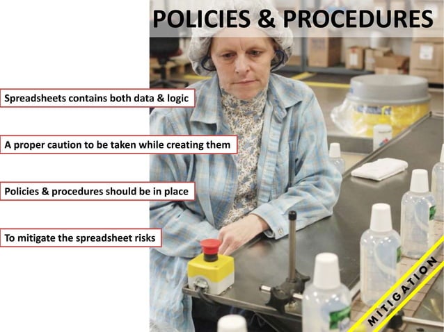 Spreadsheet risks & mitigation | PPTX | Technology & Computing