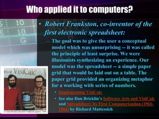 Spreadsheets 2007/2010 version | PPT