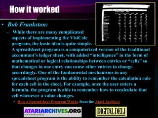 Spreadsheets 2007/2010 version | PPT