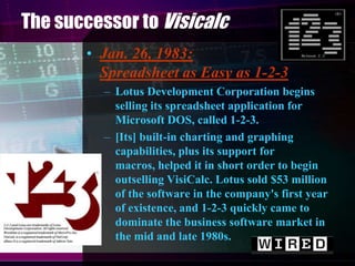 Spreadsheets 2007/2010 version | PPT