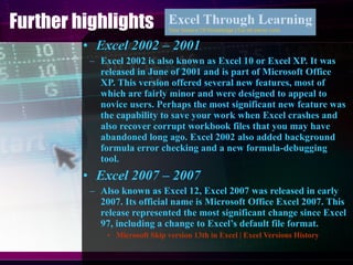 Spreadsheets 2003 version | PPT