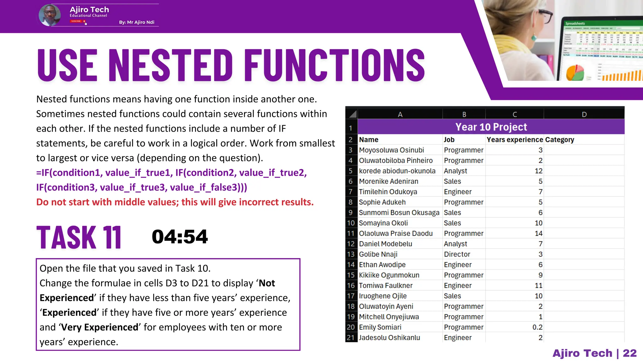 IGCSE ICT (0417/0983) - Spreadsheets - Ajiro Tech | PDF