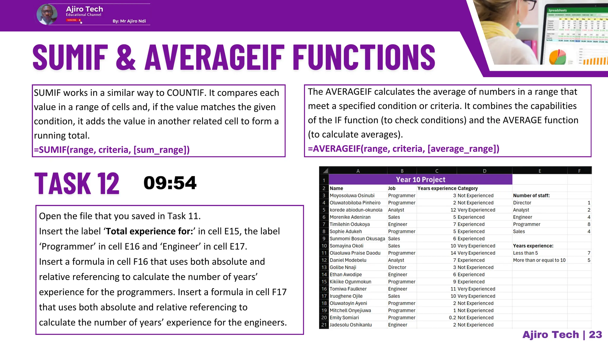 IGCSE ICT (0417/0983) - Spreadsheets - Ajiro Tech | PDF