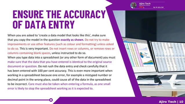 IGCSE ICT (0417/0983) - Spreadsheets - Ajiro Tech | PDF