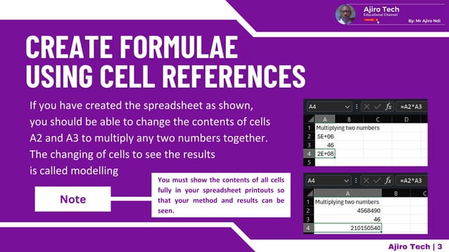 Igcse Ict 0417 0983 Spreadsheets Ajiro Tech Pdf