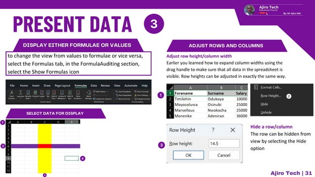 IGCSE ICT (0417/0983) - Spreadsheets - Ajiro Tech | PDF