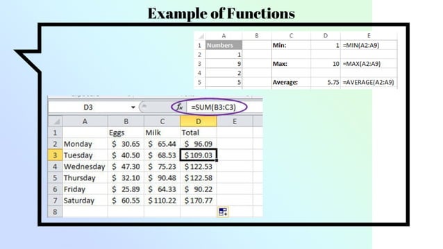 Spreadsheets - Functions in Microsoft Excel.pptx