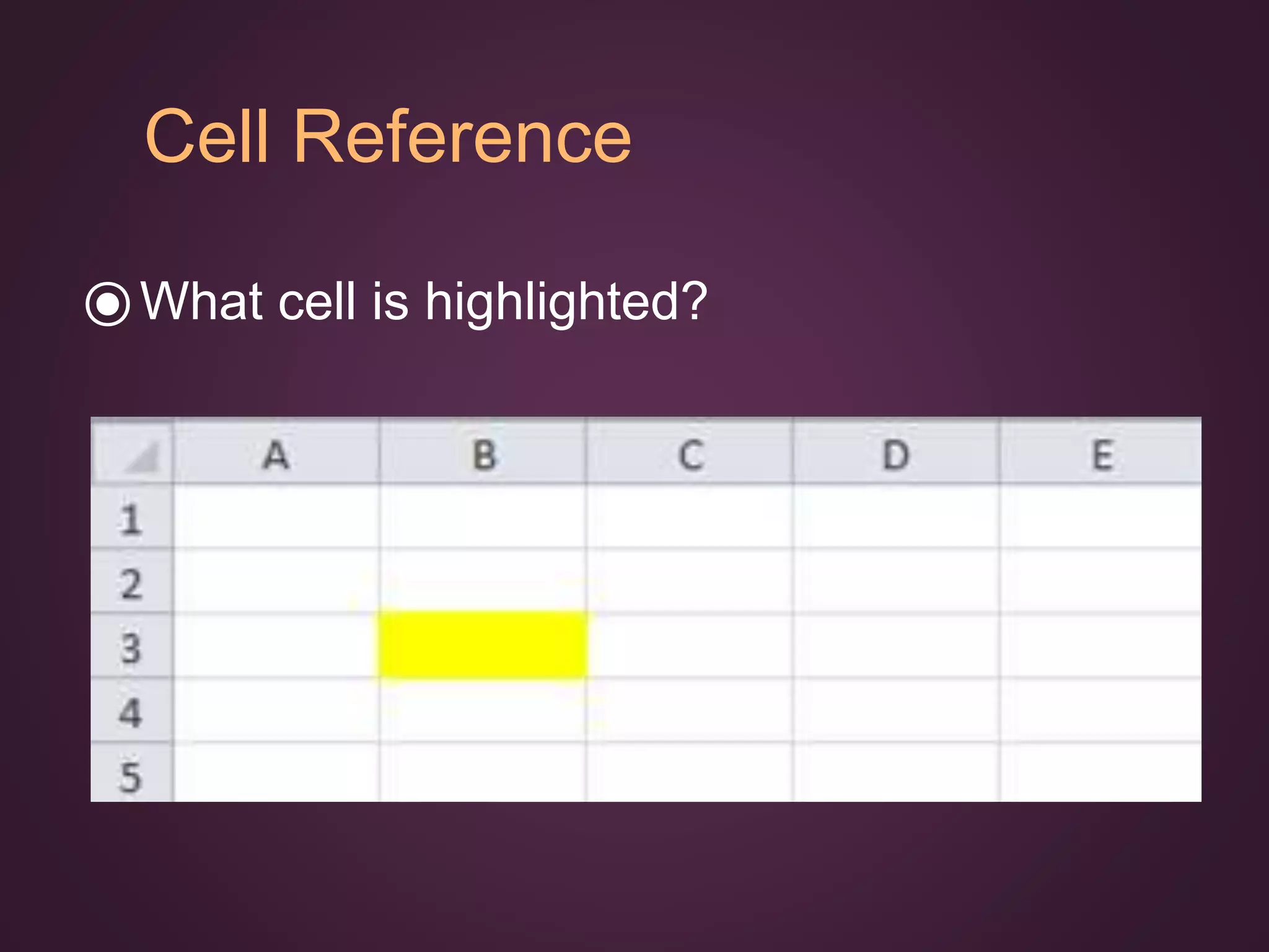 Introduction to Spreadsheets | PPTX