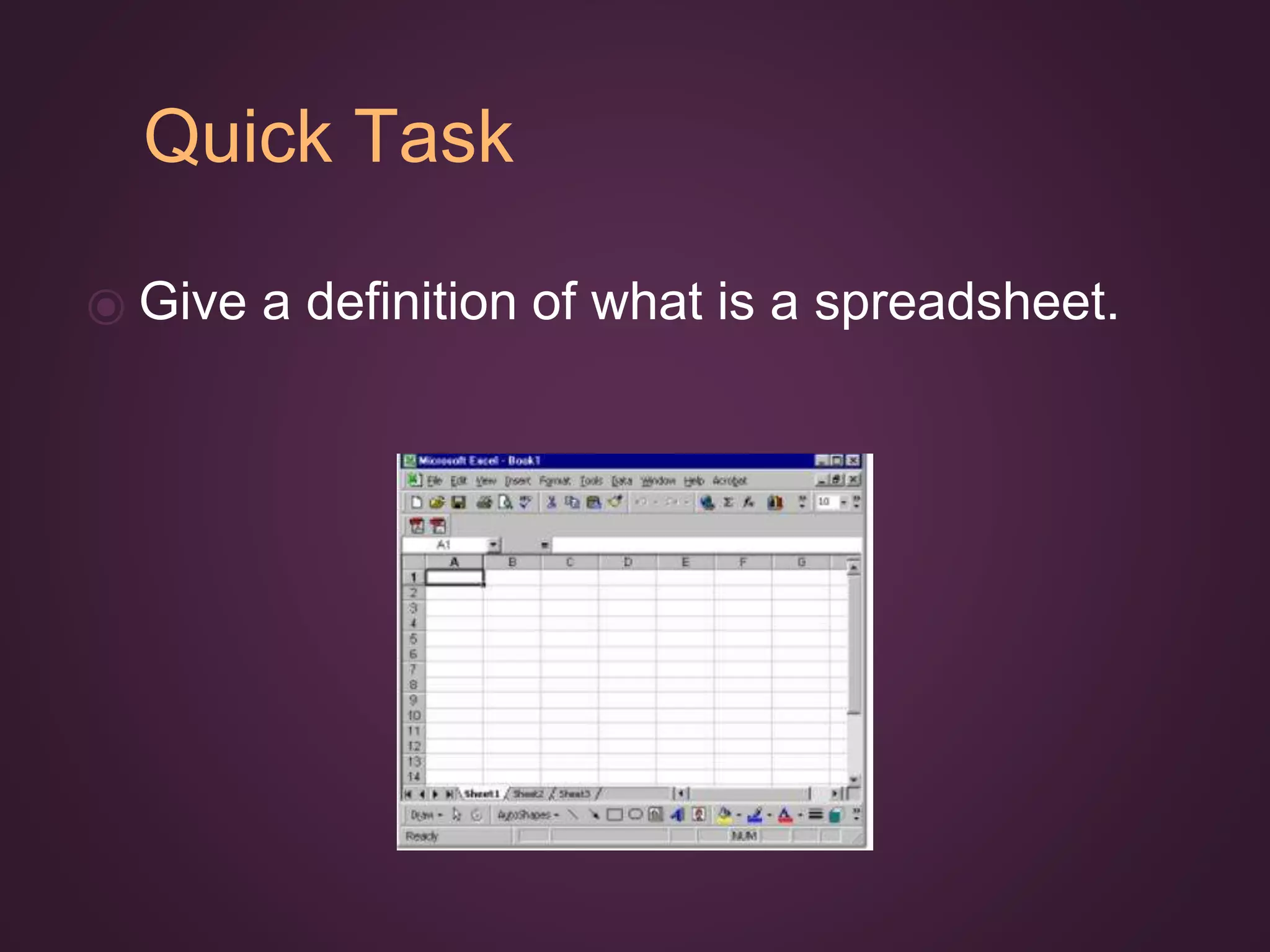 Introduction to Spreadsheets | PPTX