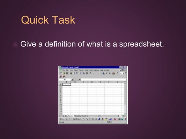 Introduction to Spreadsheets | PPTX