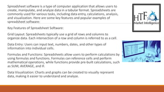 Spreadsheet Software Market | PDF
