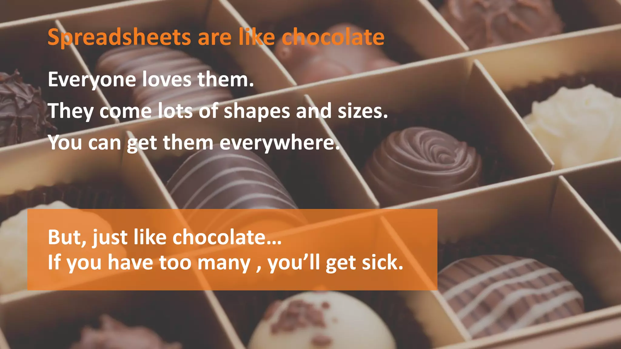 Spreadsheets Are Bad for Your Health | Why Companies Need A Robust, End ...