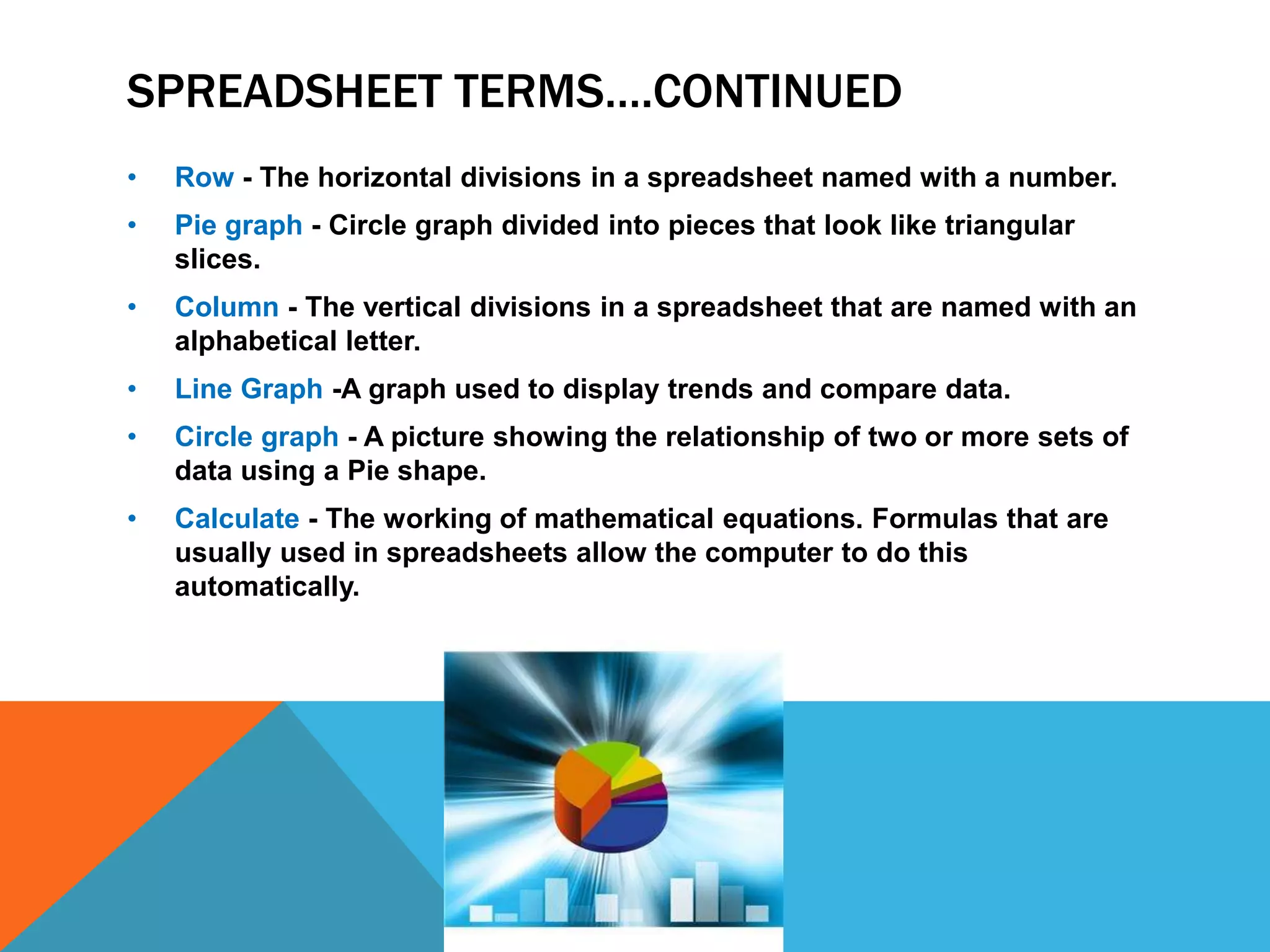 Spreadsheet terminology | PPTX