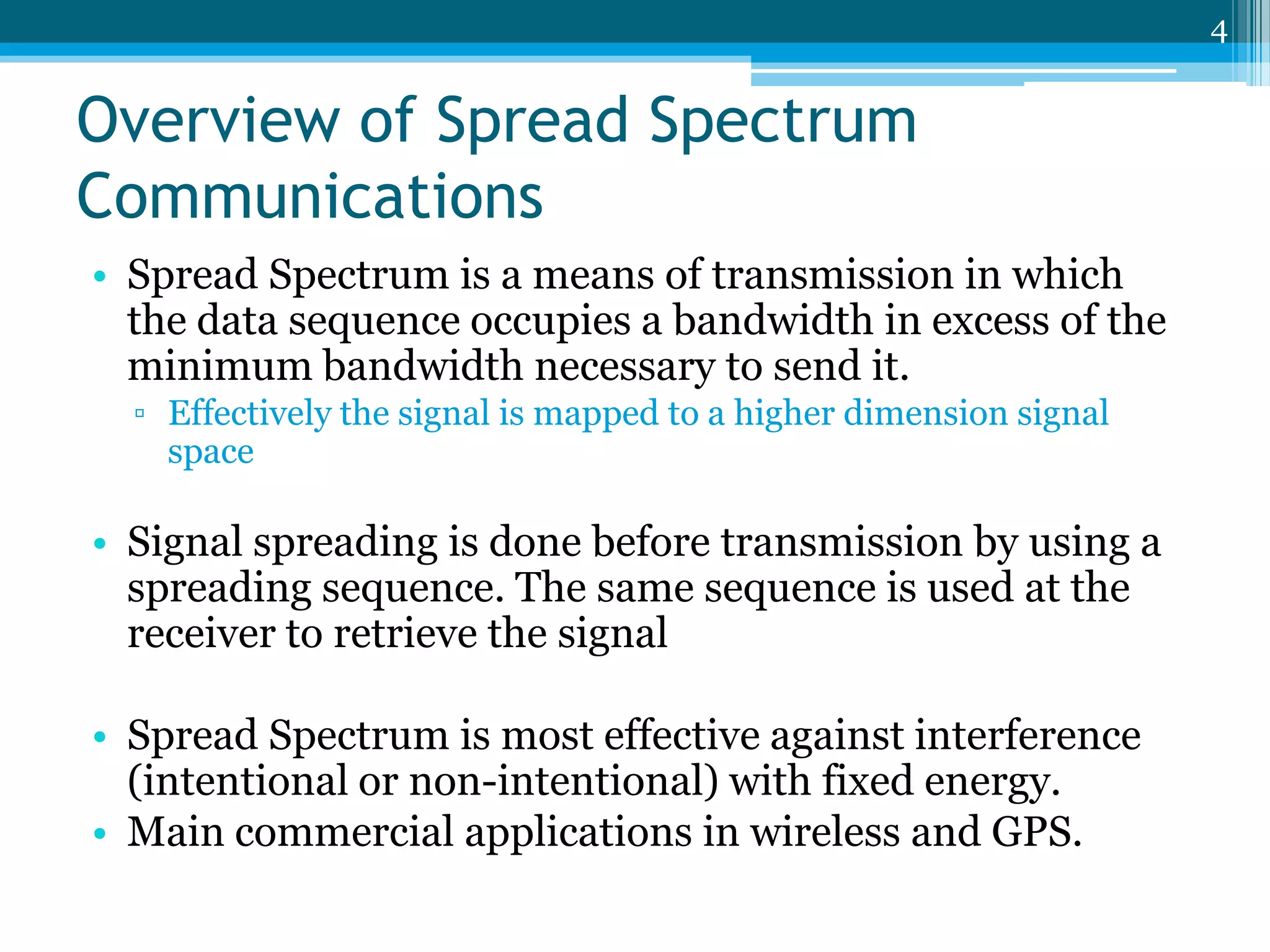 Spread spectrum | PPTX