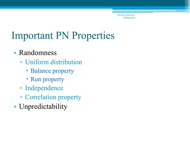 Spread spectrum | PPTX | Computer Networking | Computing