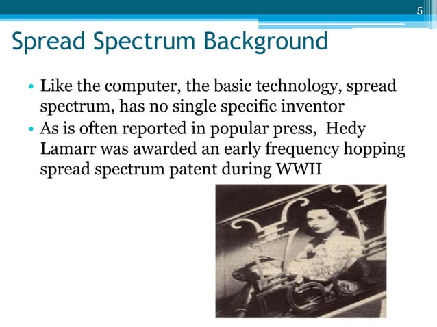 Spread spectrum | PPTX | Computer Networking | Computing