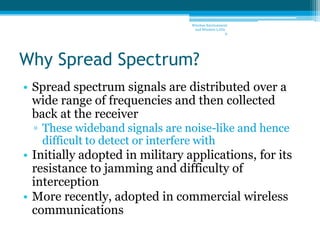 Spread spectrum | PPTX