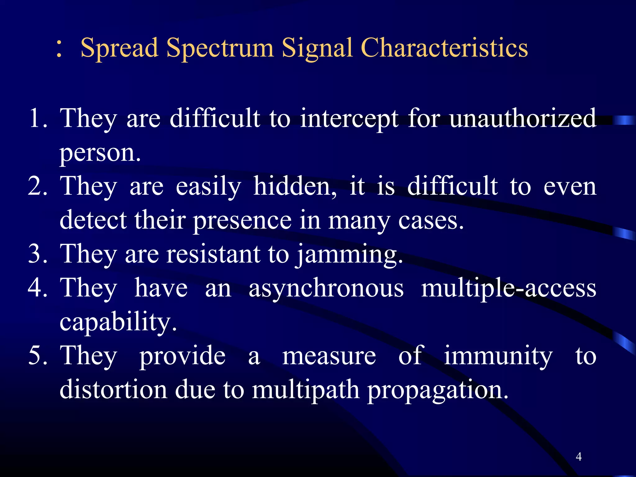 Spread spectrum | PPT