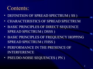 Spread spectrum | PPT