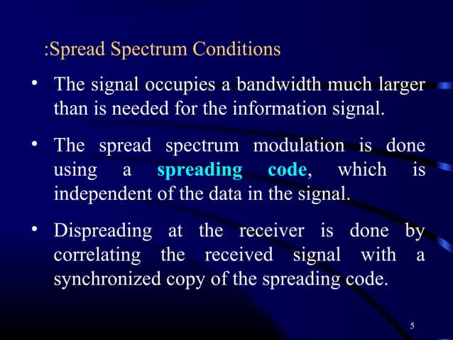 Spread spectrum | PPT
