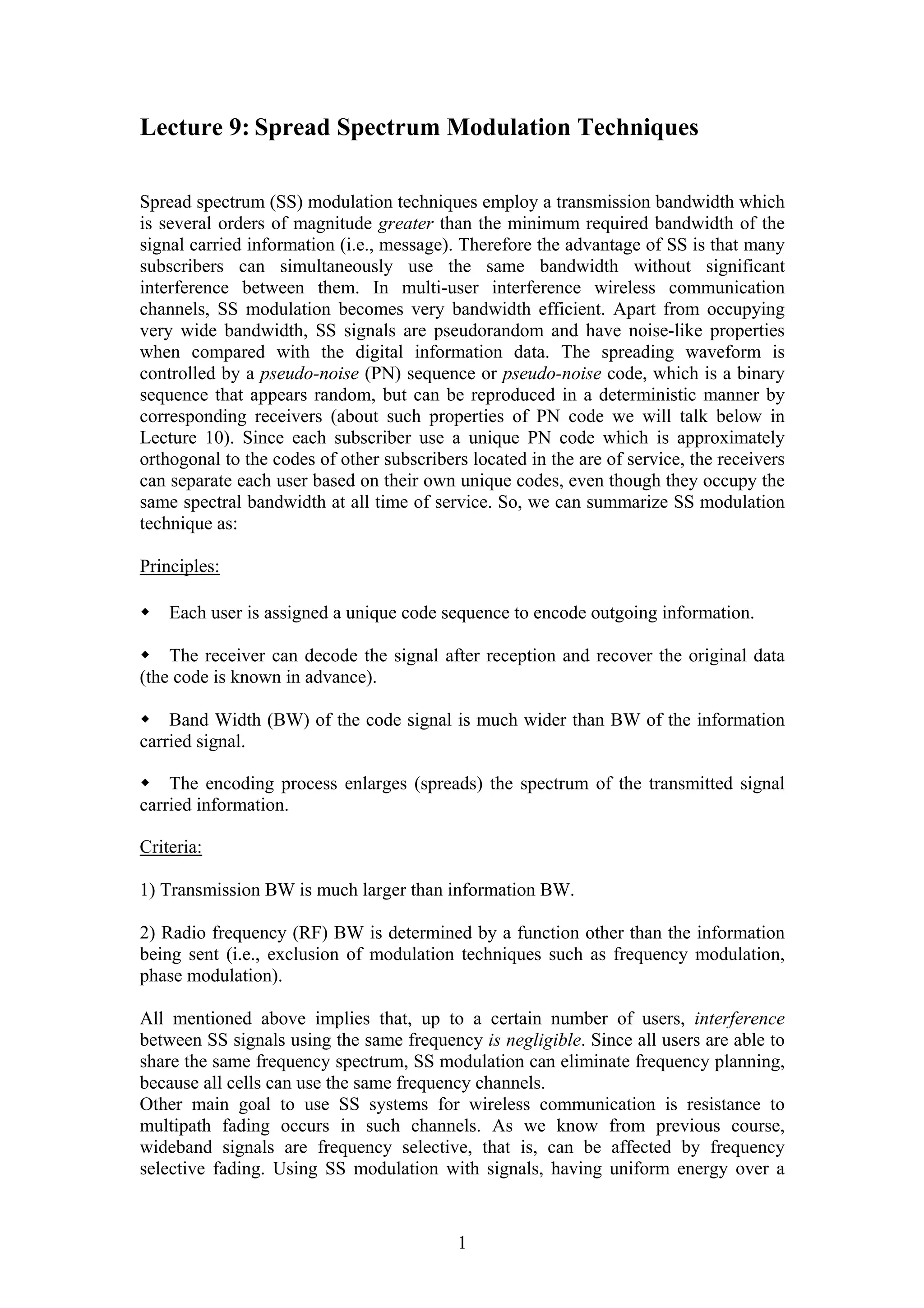 Spread spectrum | PDF