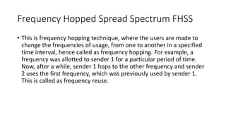 Spread spectrum | PPTX