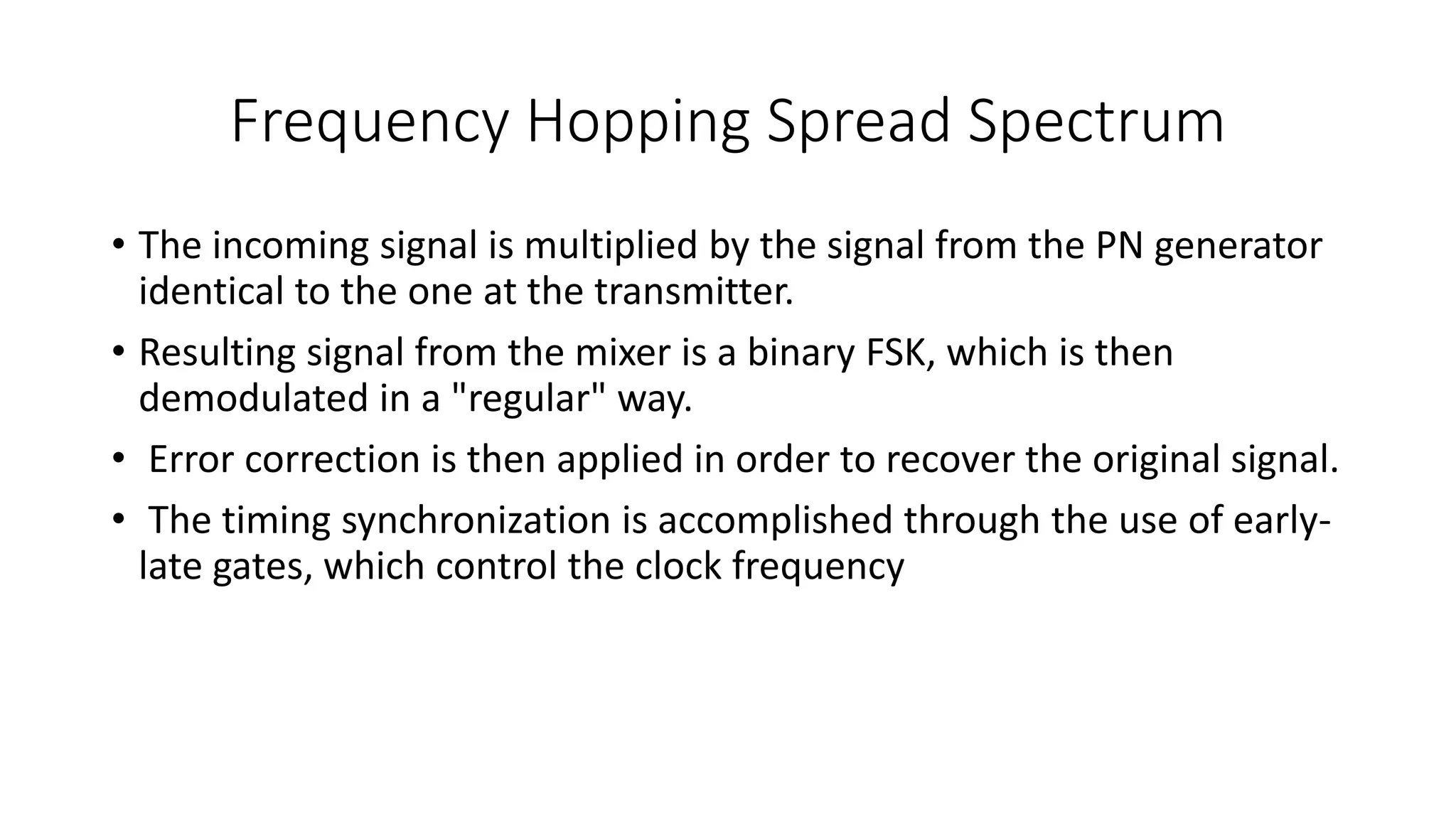 Spread spectrum | PPTX