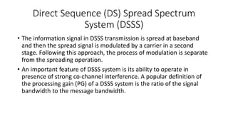 Spread spectrum | PPTX