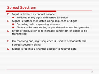 Spread Spectrum.ppt | Computer Networking | Computing