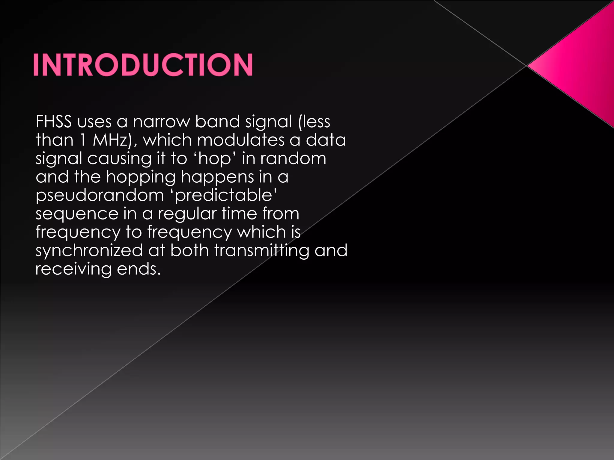 Spread Spectrum Communication Schemes Ppt