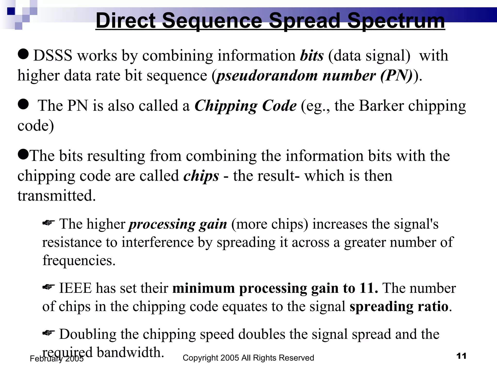 Spread spectrum modulation | PPT