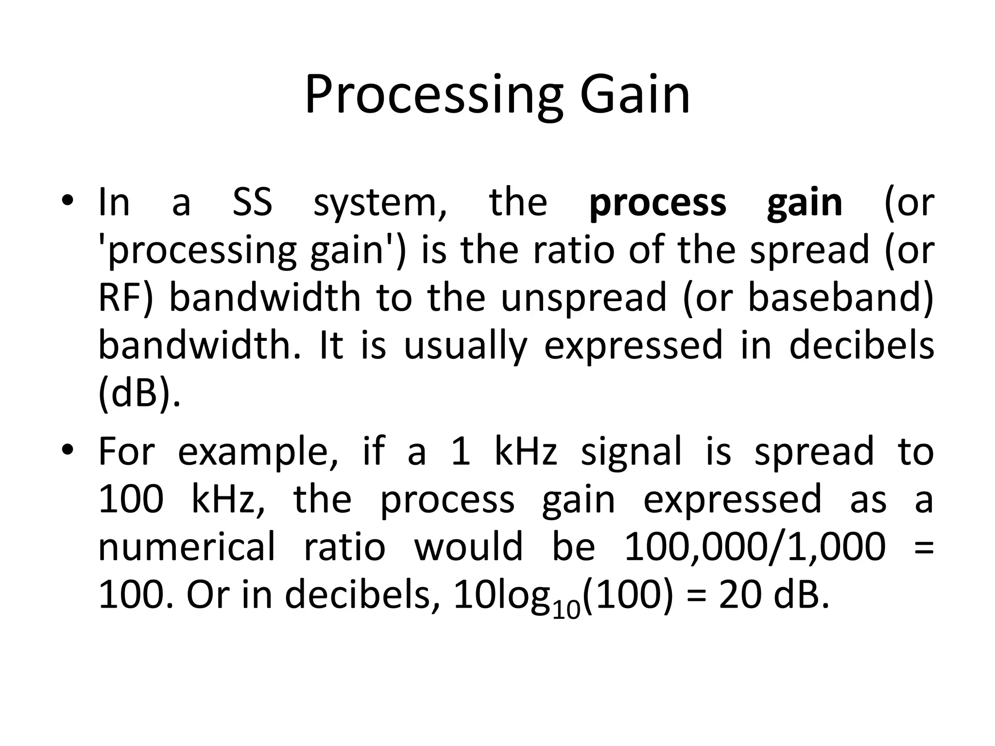 Spread spectrum modulation | PPT
