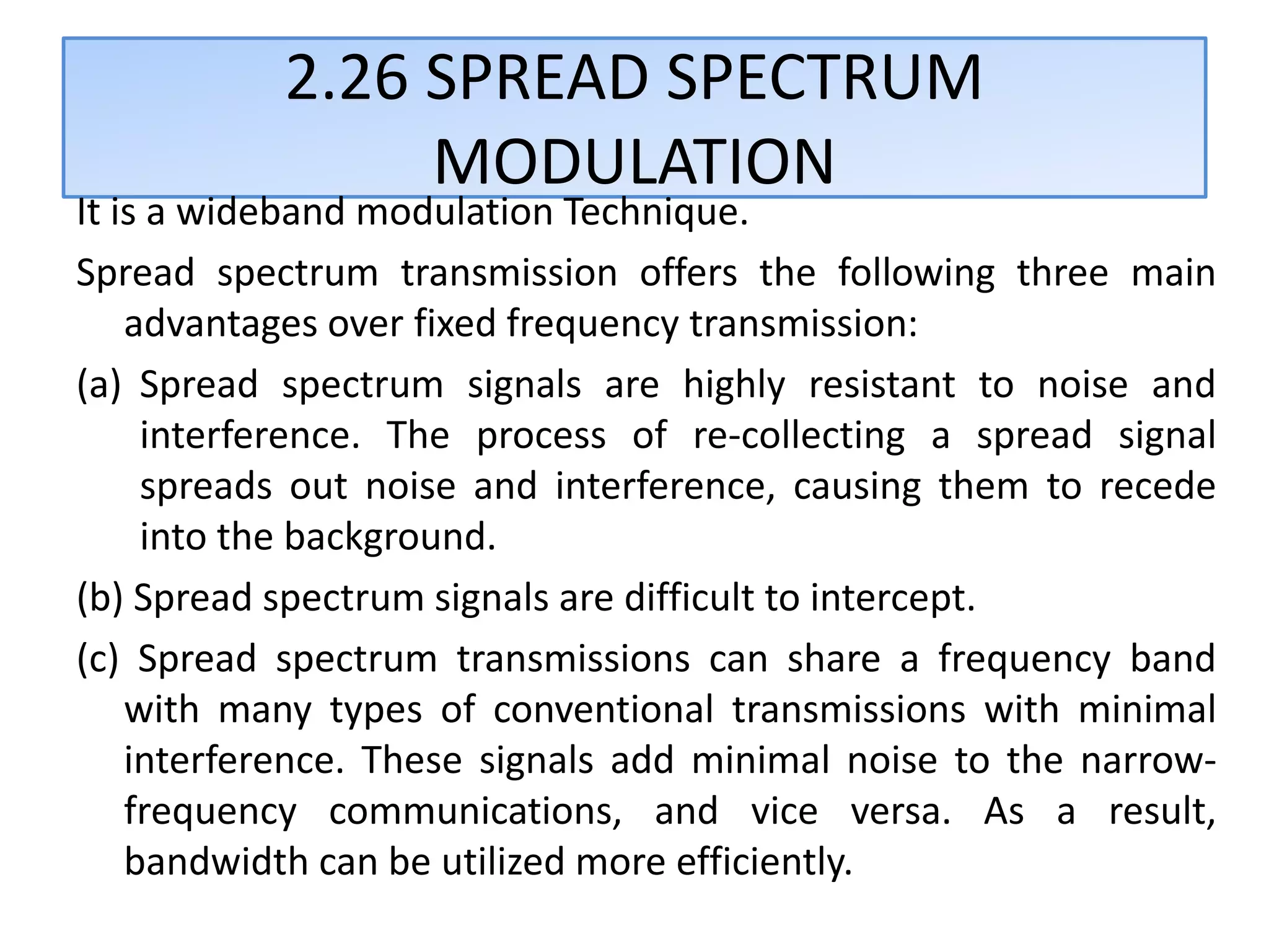 Spread Spectrum Modulation Pptx