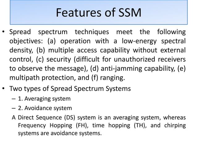 SPREAD SPECTRUM MODULATION.pptx
