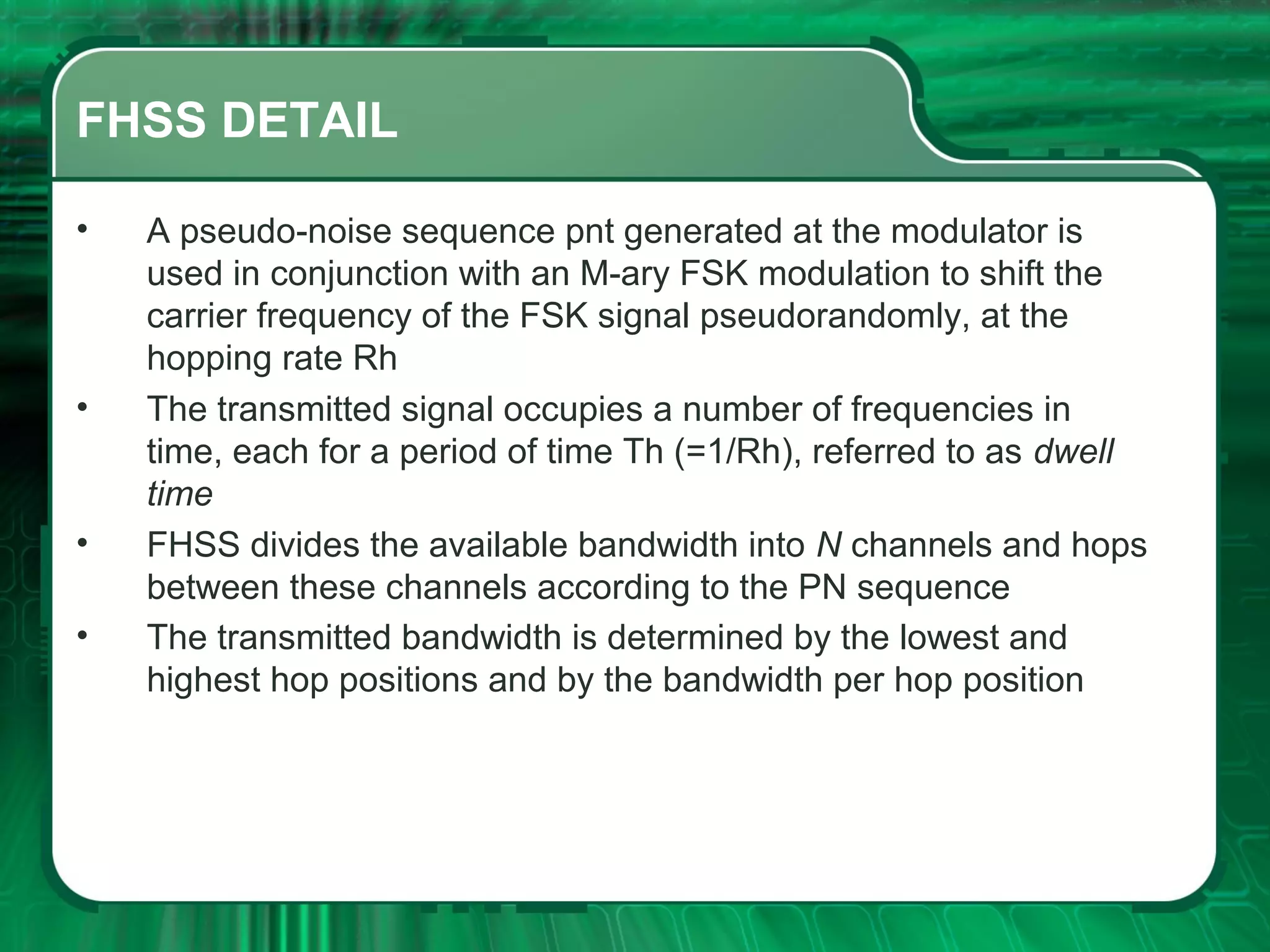 Spread spectrum techniques | PPT
