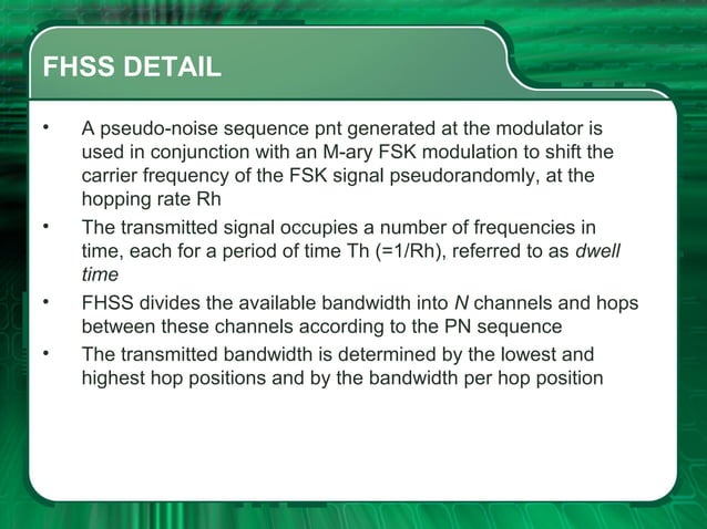 Spread spectrum techniques | PPT