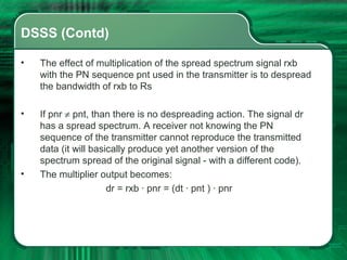 Spread spectrum techniques | PPT