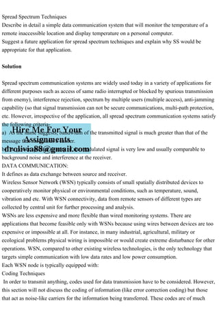 Spread Spectrum TechniquesDescribe in detail a simple data communi.pdf