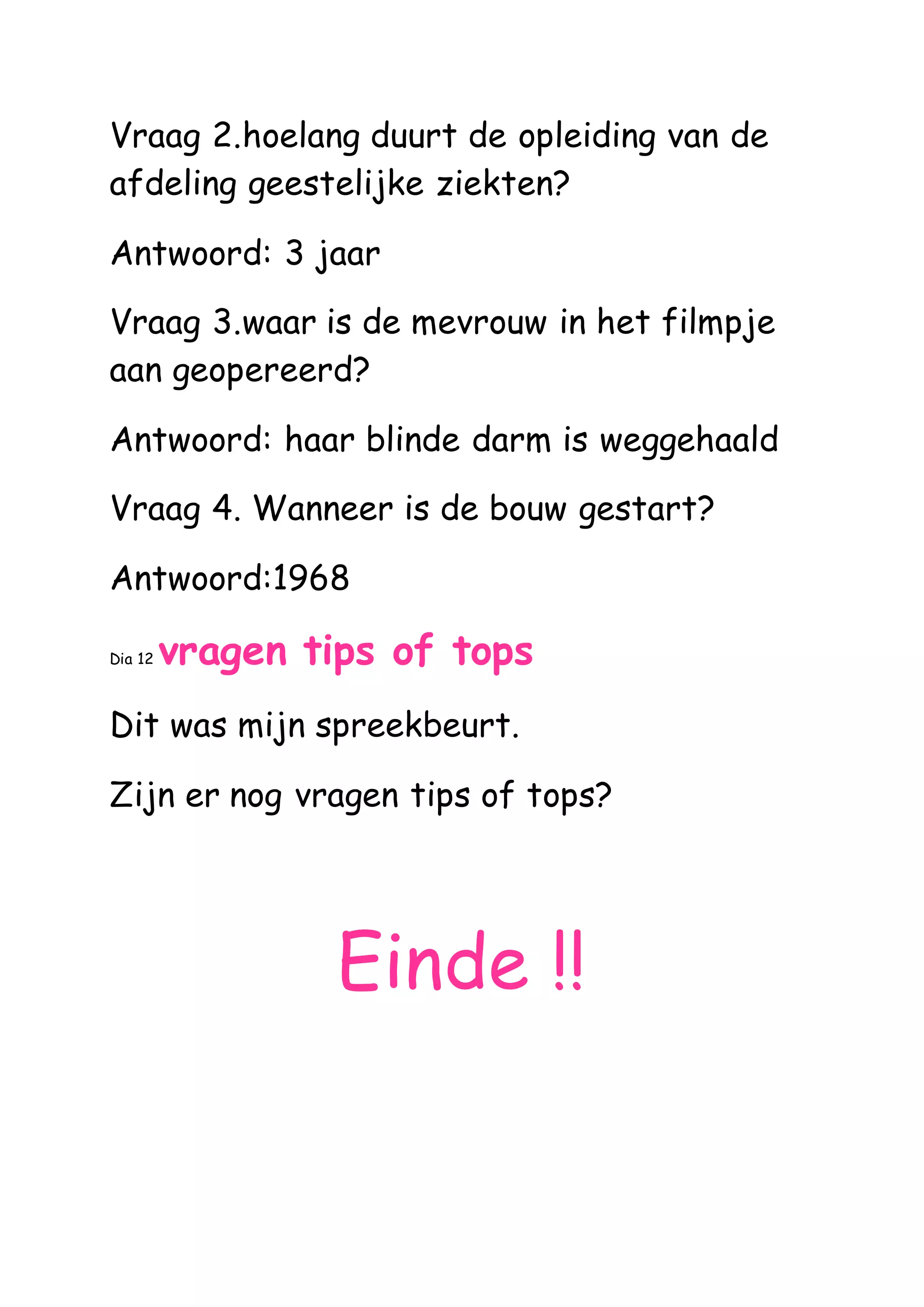 Spreekbeurt over het Catharina Ziekenhuis [ingezonden] | PDF
