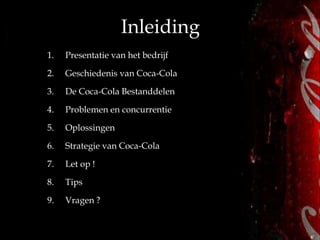 Spreekbeurt coca cola laurent zac (eurospeak) | PPTX